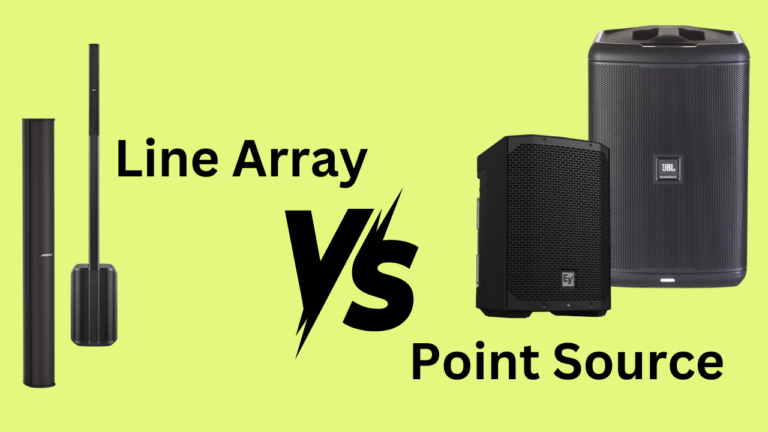 Line Array Vs Point Source Speakers Choosing The Best