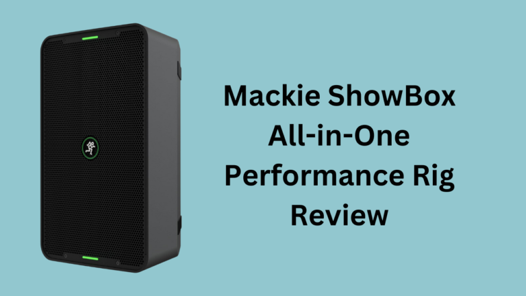 Mackie ShowBox All-in-one Performance Rig Review: Multi-Ease